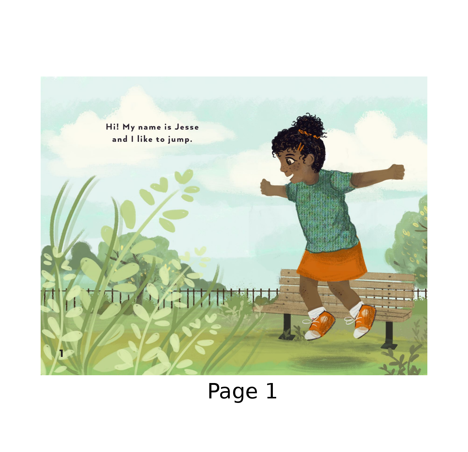 I Like to Jump (e-book for children-girl edition) | The Preschool Athlete